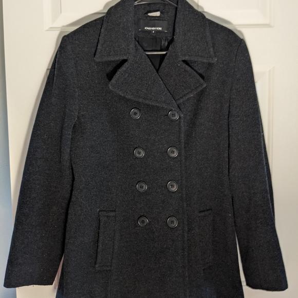 Jones New York | Jackets & Coats | Jones Ny Charcoal Pea Coat | Poshmark